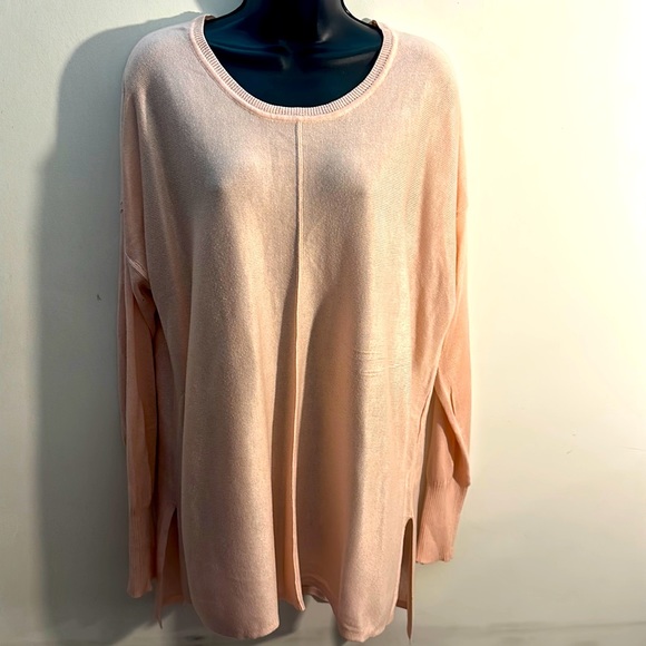 Van Heusen | Sweaters | Van Heusen Large Pale Pink Lightweight Long ...